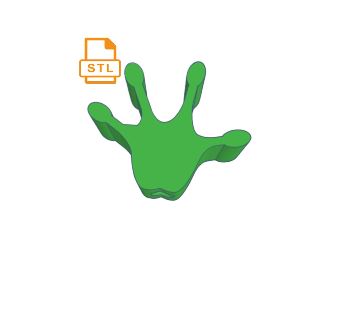 Alien Hand Straw Topper Buddy STL File for 3D Printing - Etsy