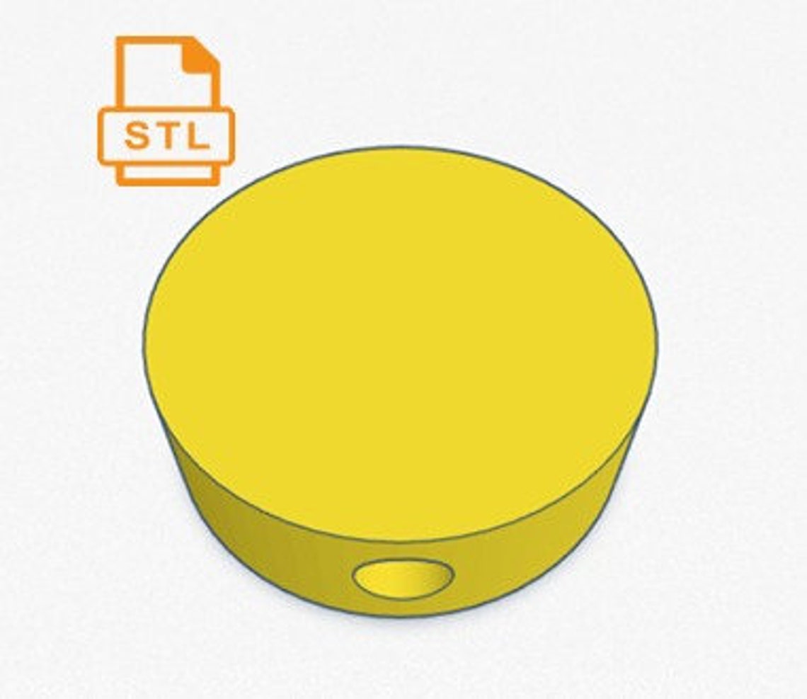 Plain Round Circle Straw Topper Buddy STL File for 3D Printing - Etsy