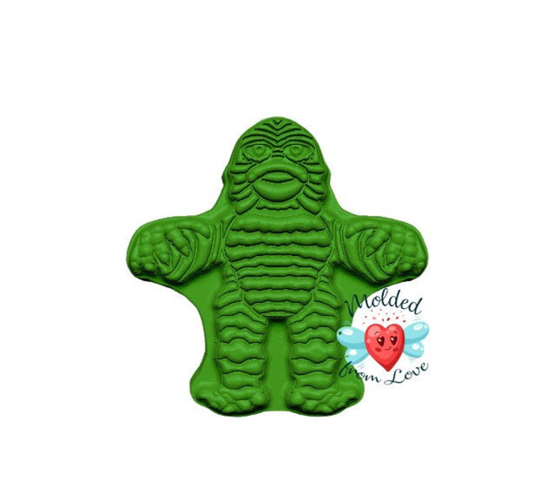 Full Body Lagoon Creature Handmade Plastic Mold, Bathbomb, Bathbomb ...