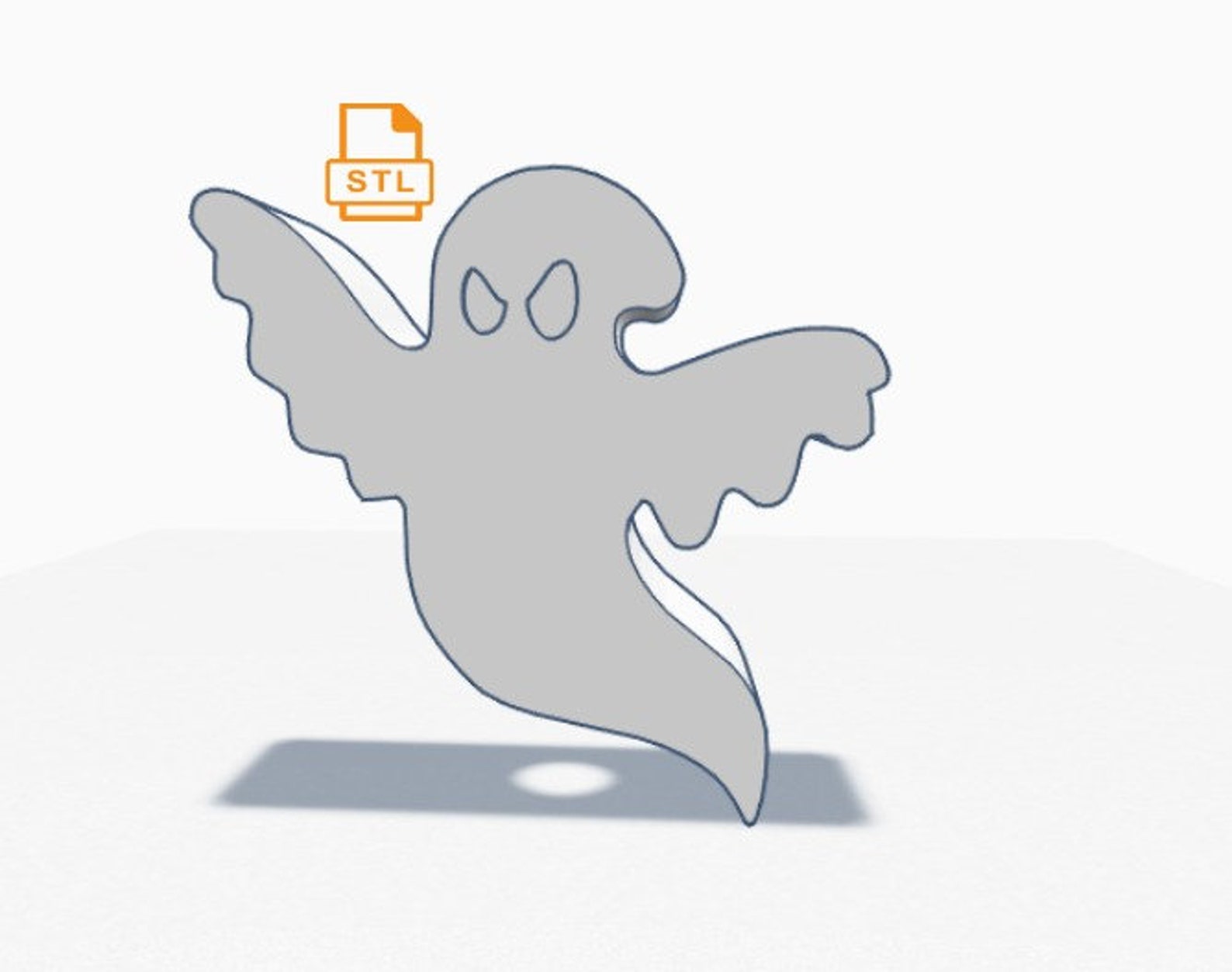Booing Ghost Straw Topper Buddy STL File for 3D Printing - Etsy