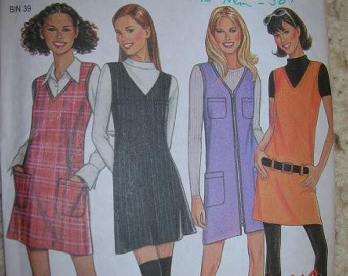 UNCUT Pattern, New Look 6535, Jumper, Sizes 6-16, Variations, Easy 3 ...