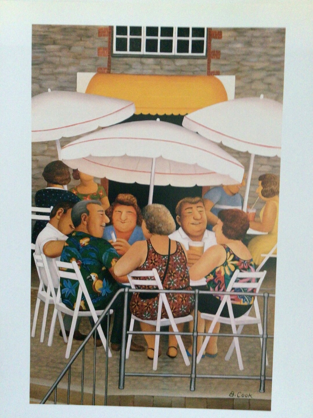 Beryl Cook, Summer Afternoon/at the Cinema, Naive Art, Art Print, 2 ...