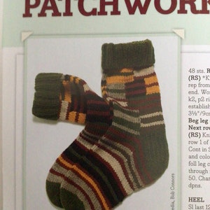 Knitting Pattern Booklet, Easy Knit Socks, Beginner to Experienced ...