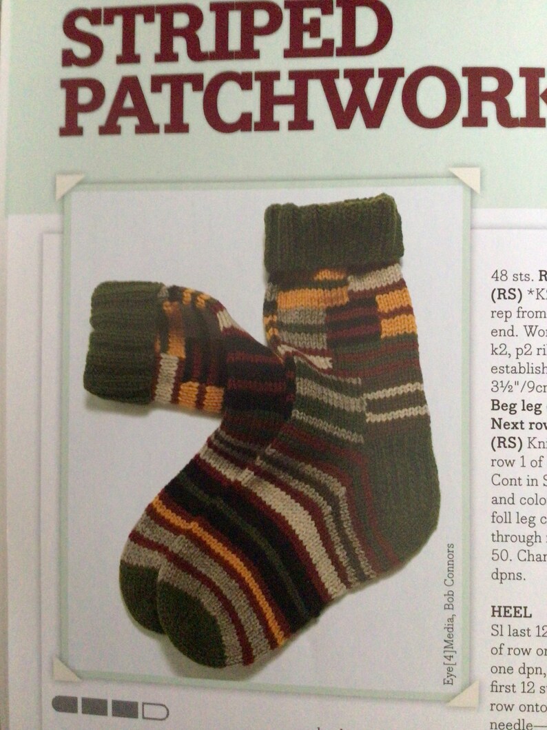 Knitting Pattern Booklet, Easy Knit Socks, Beginner to Experienced ...