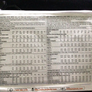 Simplicity 8504 Uncut Sewing Pattern, Misses Easy Sew Dress, Size 14 ...