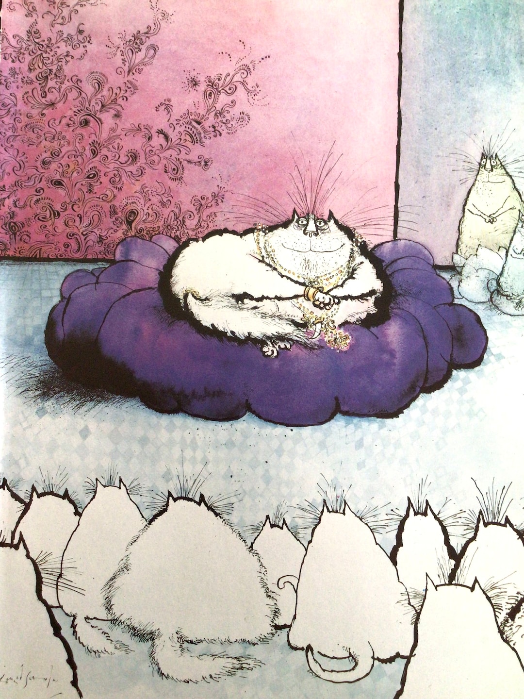 Ronald Searles, Cat Prints, Caricatures, Comic Cats, Whimsical Cats ...