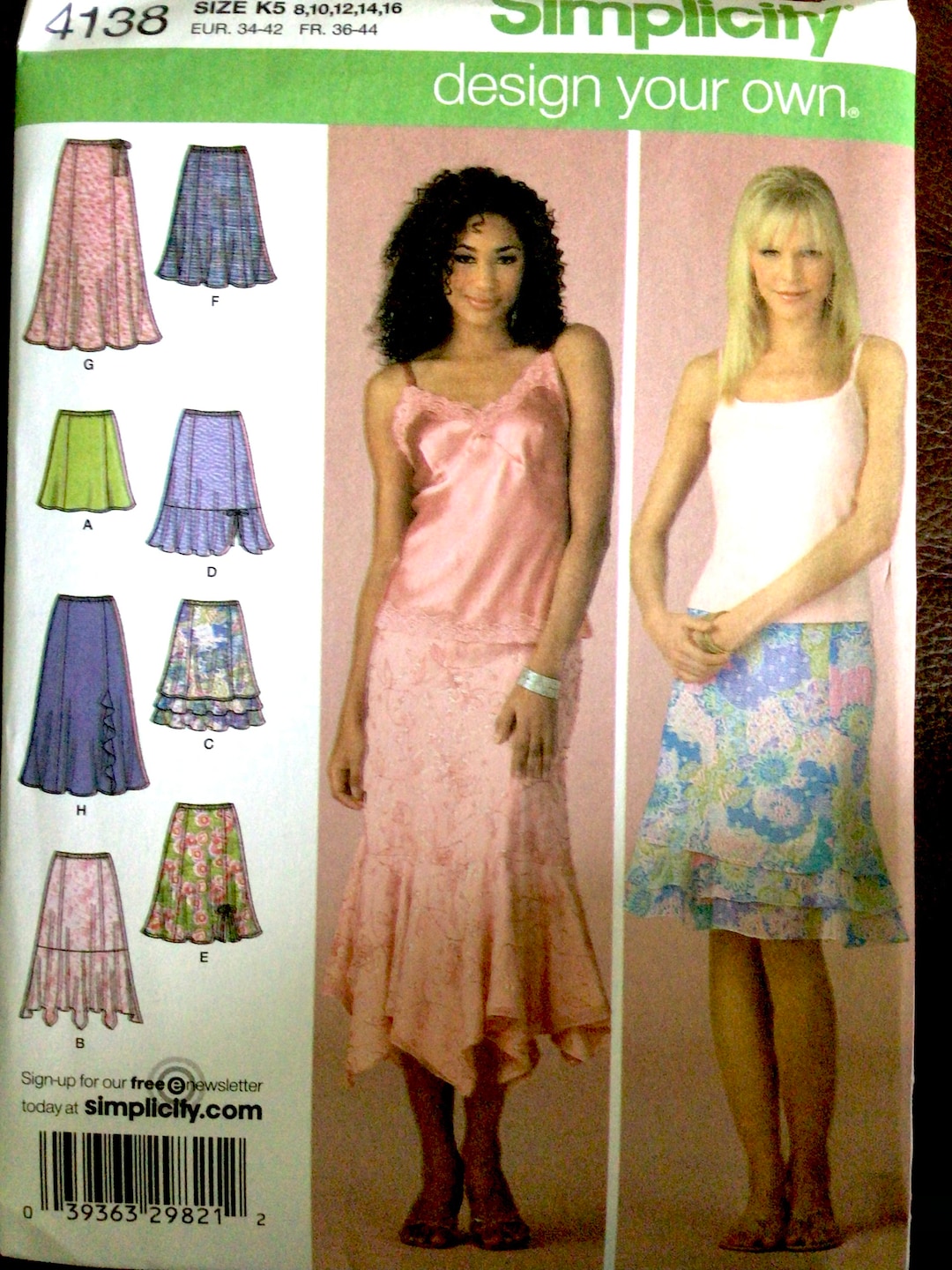 Simplicity 4138, Uncut Sewing Pattern, Misses/womens Design Your Own ...