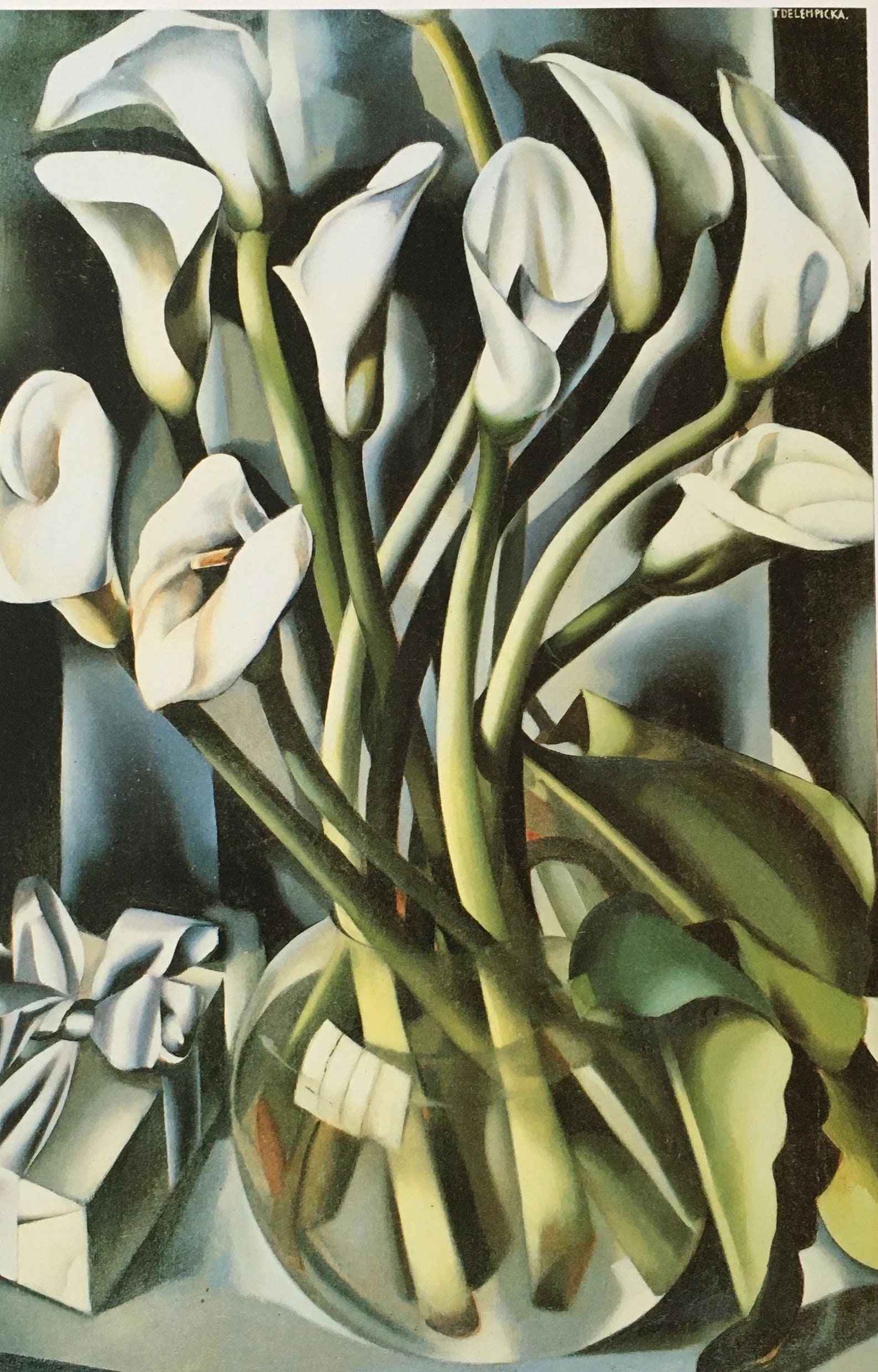 Calla Lily 1941 Tamara De Lempicka Art Deco Style Unframed - Etsy