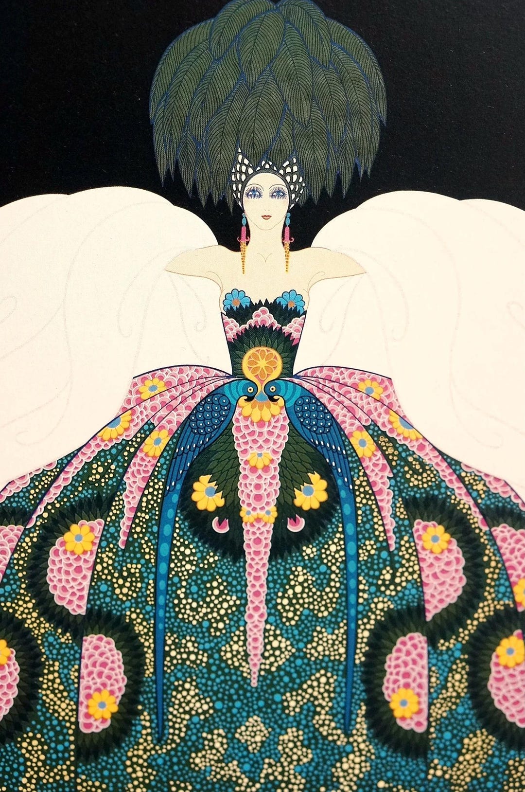 Erte Art Deco Print, COPACABANA, Unframed Book Print, Fashion Print ...