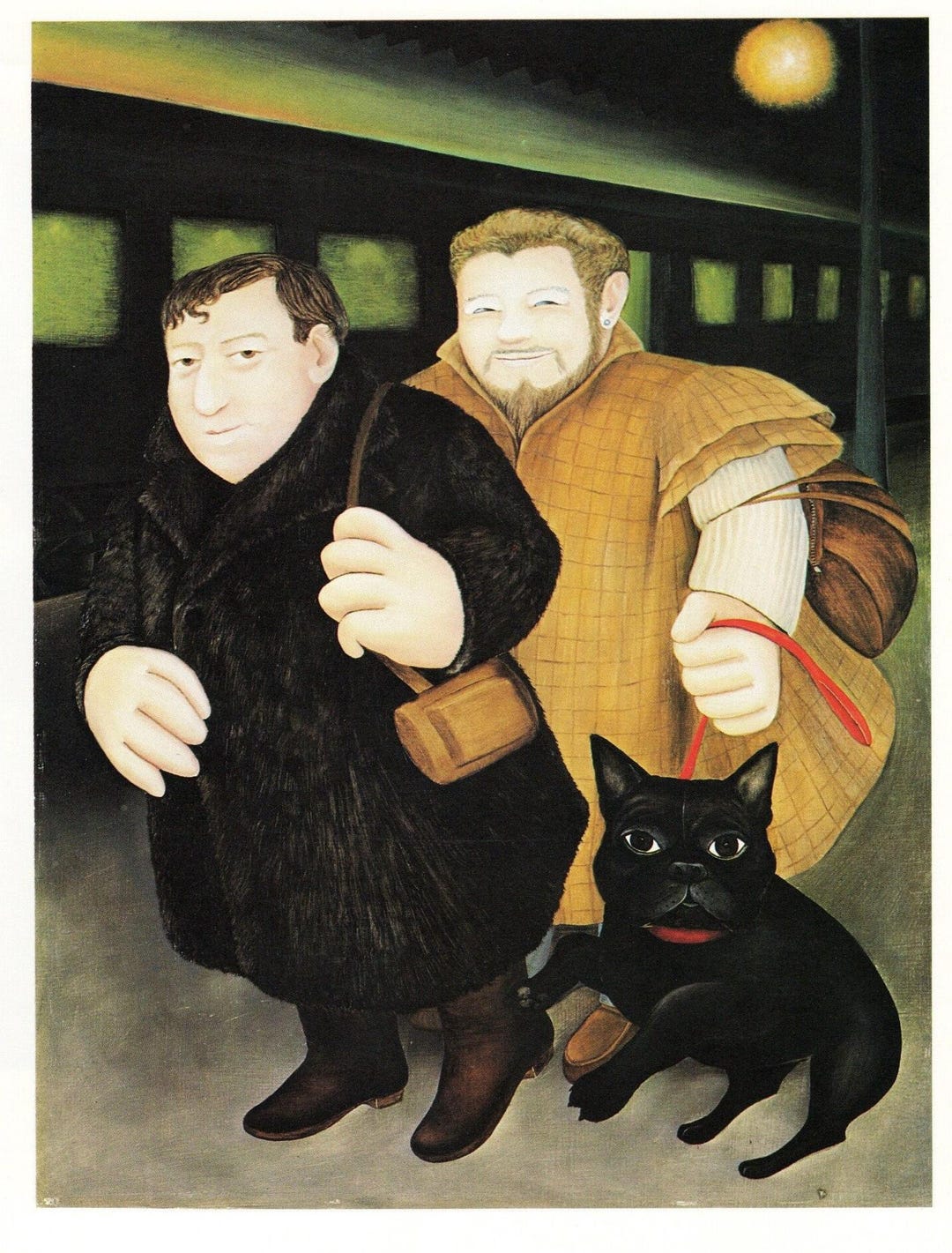 Beryl Cook, TED AND HEINRICH, Naive Art, Art Print, Vintage Book Print ...