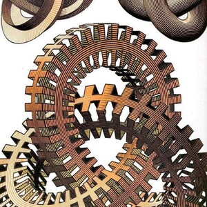 M. C. Escher, Knots, Modern Art, Graphic Art, Unframed Vintage Book ...