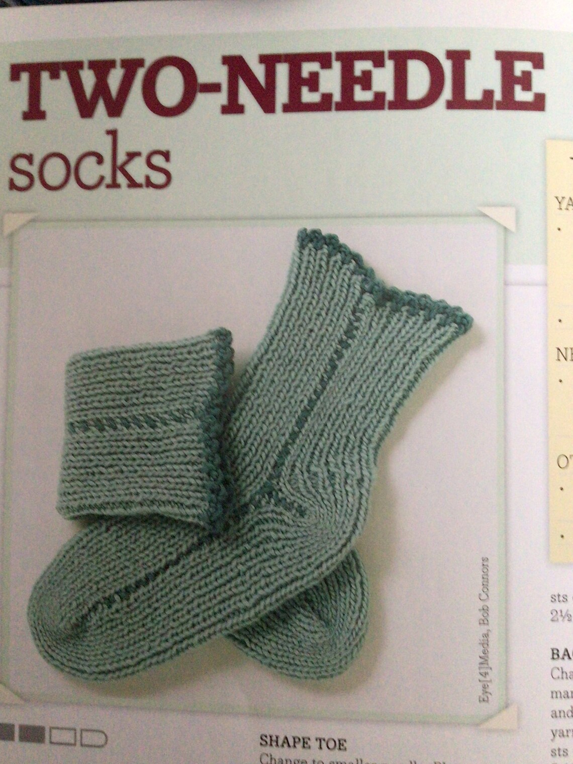 Knitting Pattern Booklet, Easy Knit Socks, Beginner to Experienced ...