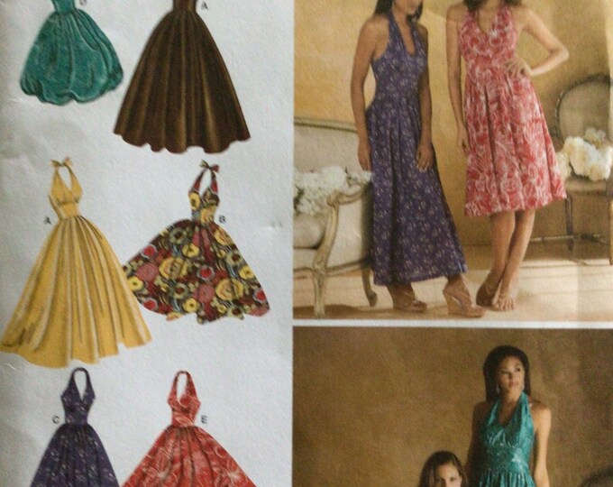 Simplicity 3823, Uncut Sewing Pattern, Misses Dress With Skirt and Length Variations, Size 6-14 ...