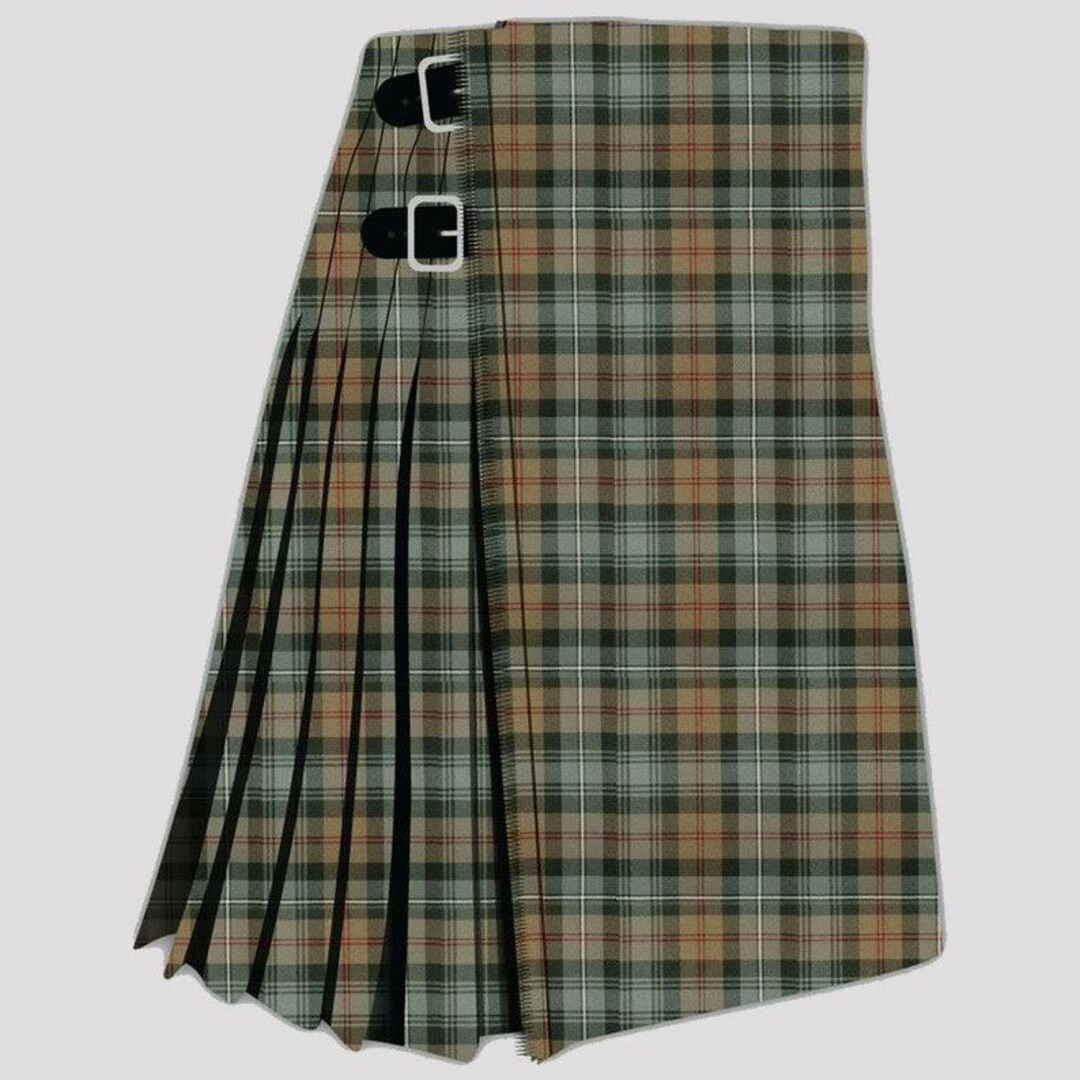 Highland Traditional Ross Hunting Weathered Premium Tartan Kilt - Men's ...