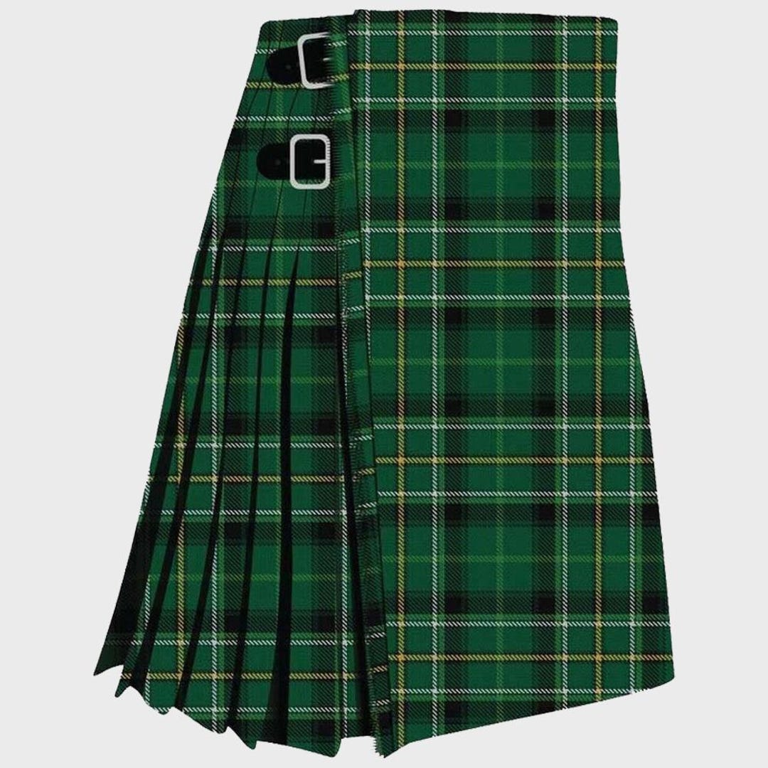 Highland Traditional Celtic Tartan Kilt - Men's Handmade 8 Yards - Clan ...
