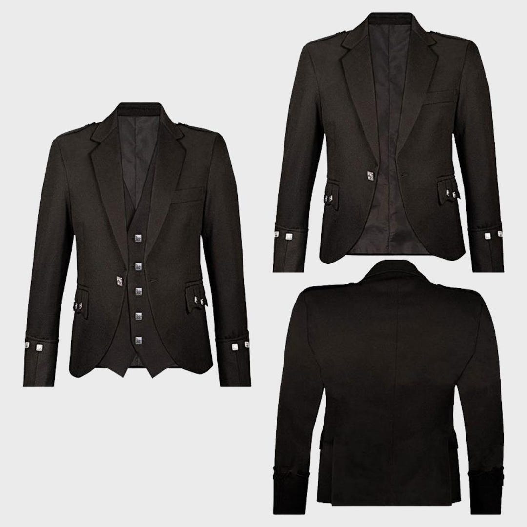 Scottish Handmade Argyll Kilt Jacket - Wedding Kilt Jacket Available in ...