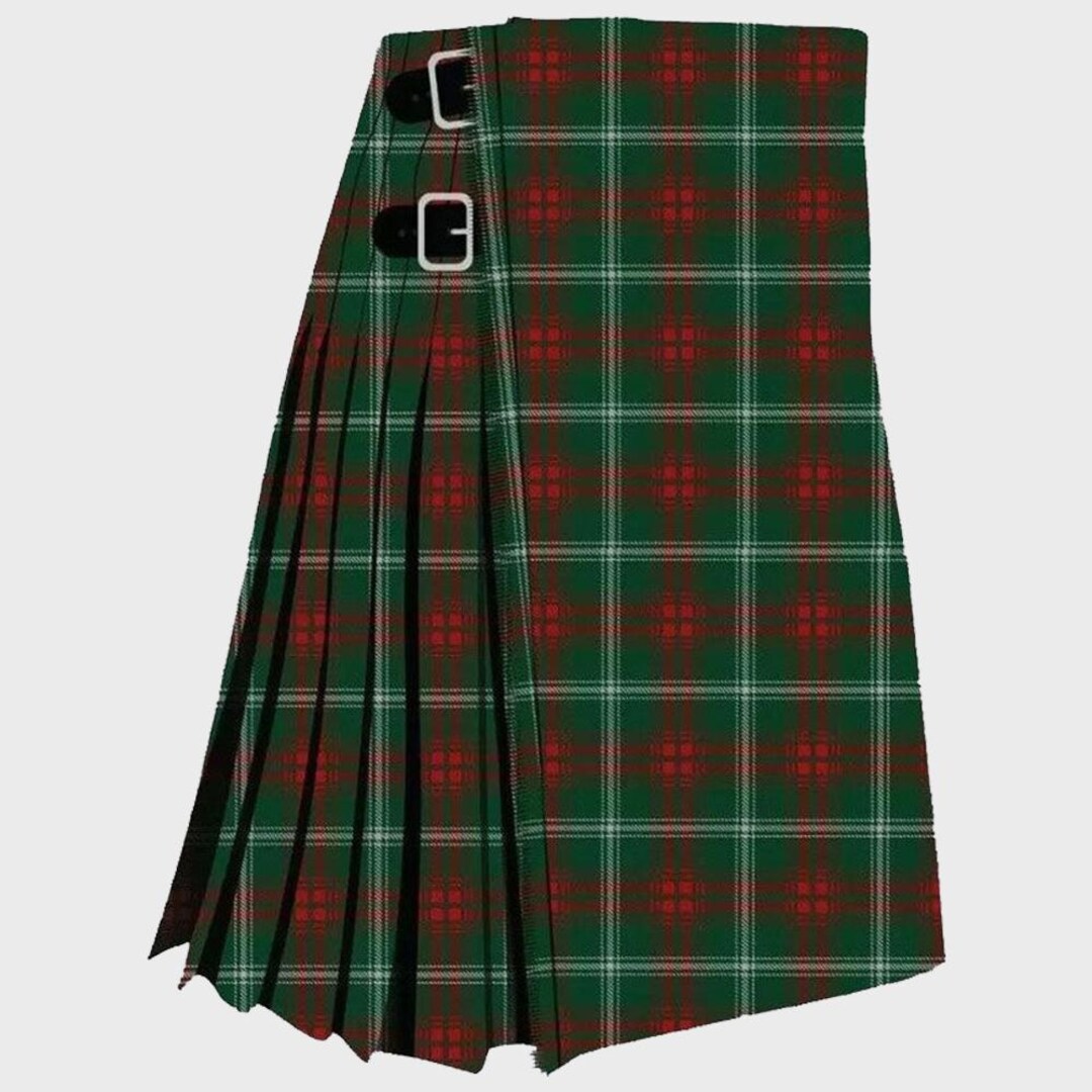 Scottish Handmade Phillips of Wales Tartan Kilt - Men's Traditional 16 ...