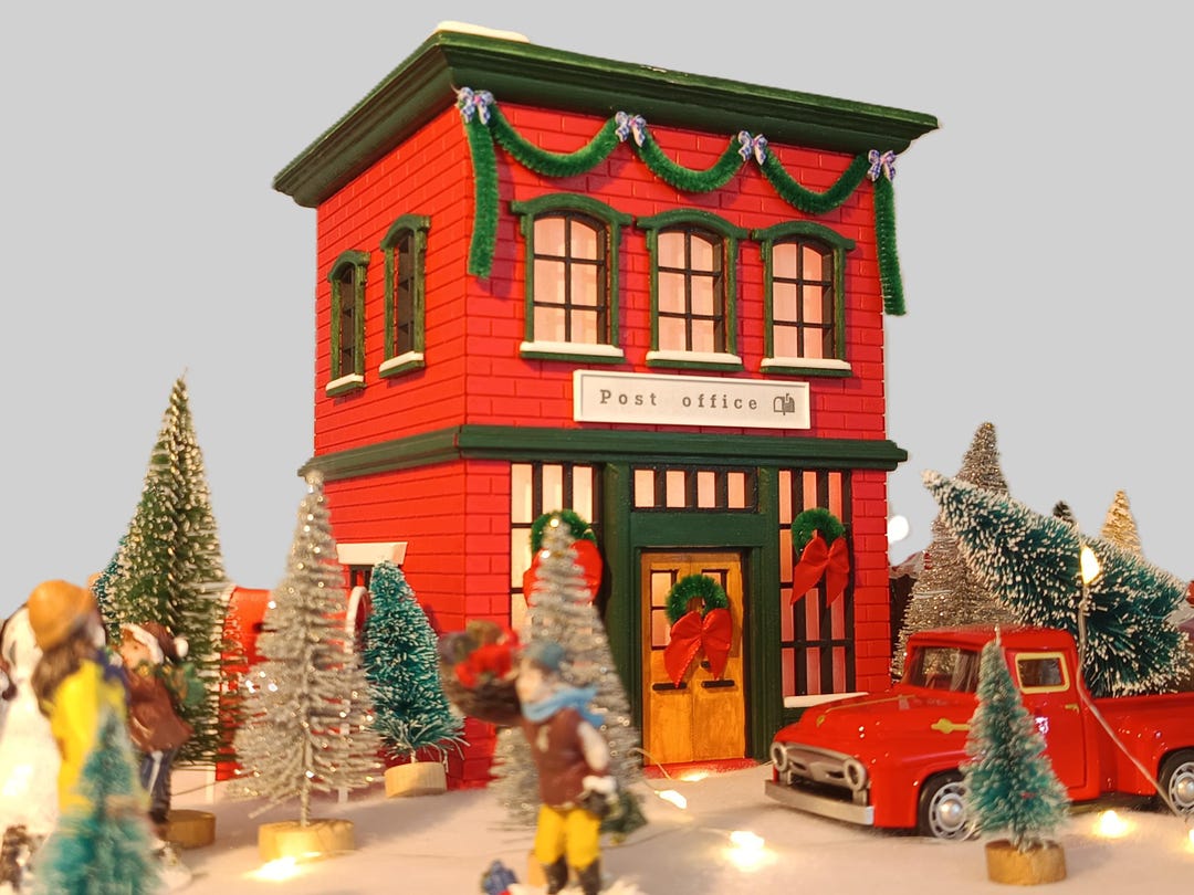 3D Printable Christmas Village House STL | Festive Holiday Building ...
