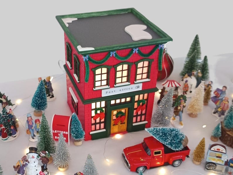 3D Printable Christmas Village House STL | Festive Holiday Building ...