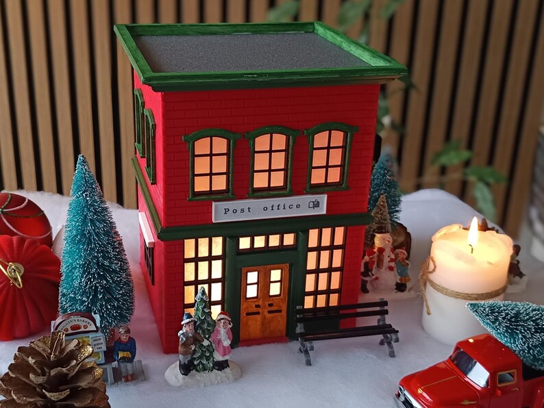 3D Printable Christmas Village House STL | Festive Holiday Building ...