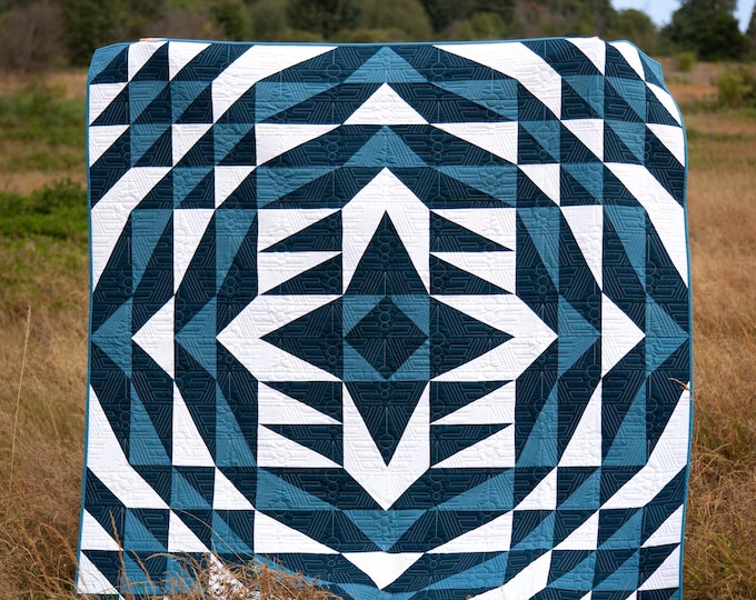 Diamond Cascade Modern Quilt Pattern - Etsy Canada