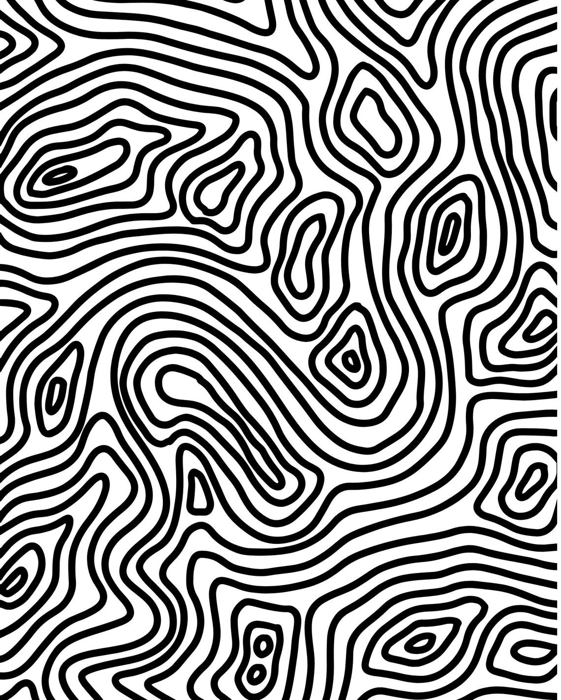 25 Satisfying Patterns Coloring Pages: for Kids, Teens, Adults | Adult ...