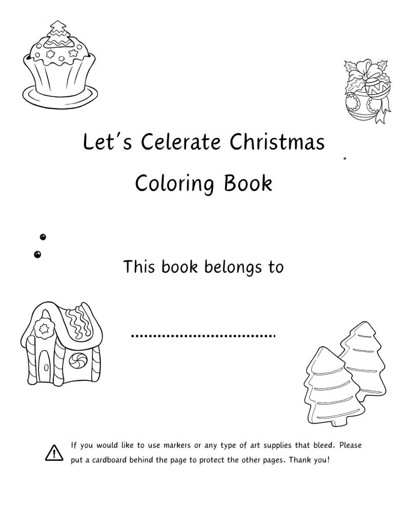 Giftful Christmas Coloring Page for Kids | 25 Coloring Pages for 4-6 ...