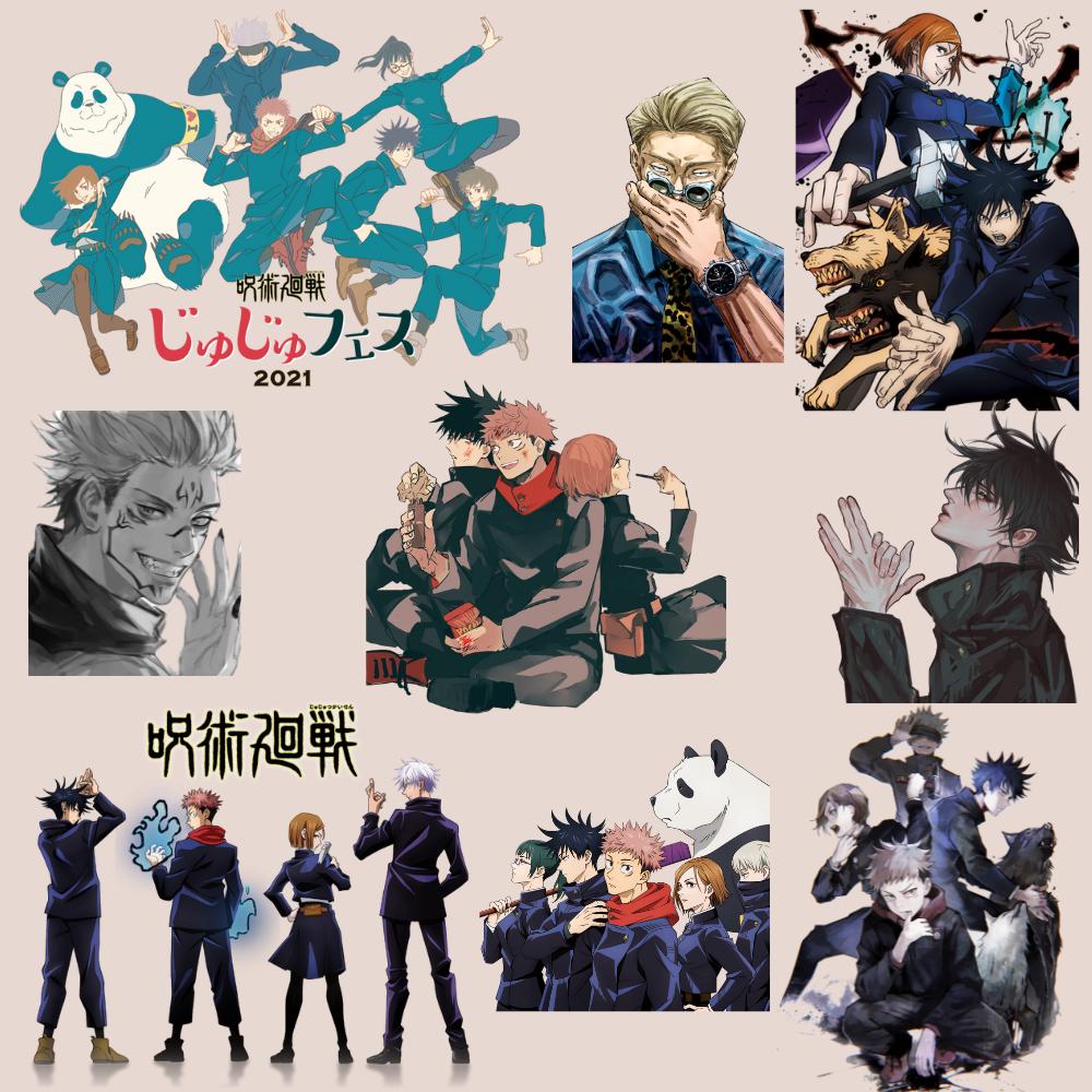125 Jujutsu Kaisen Bundle Pngs With Clear Background, Designs Bundle ...