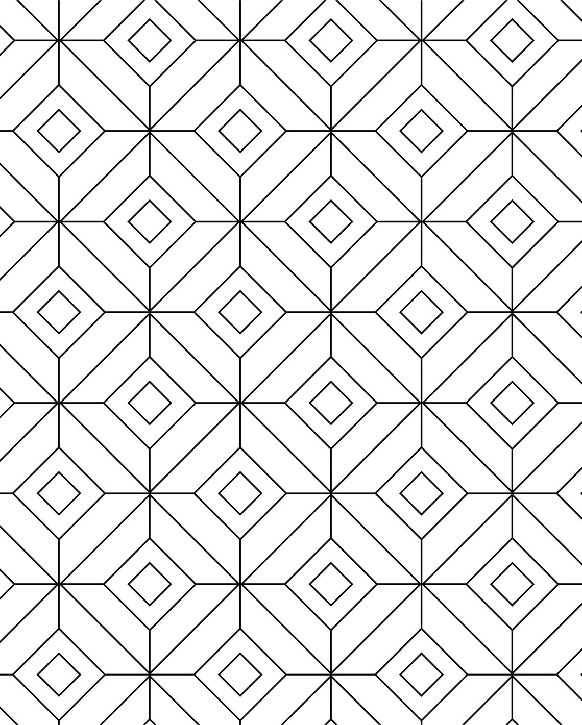 25 Satisfying Patterns Coloring Pages: for Kids, Teens, Adults | Adult ...