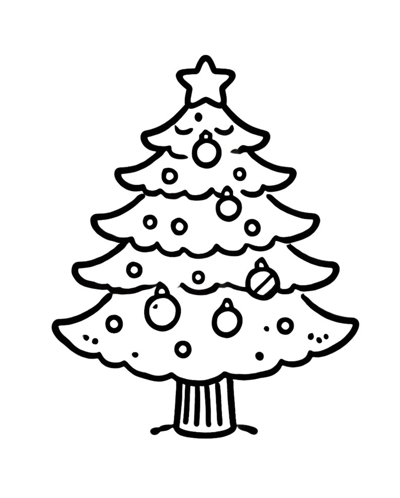 Giftful Christmas Coloring Page for Kids | 25 Coloring Pages for 4-6 Year-old Kids | Digital ...