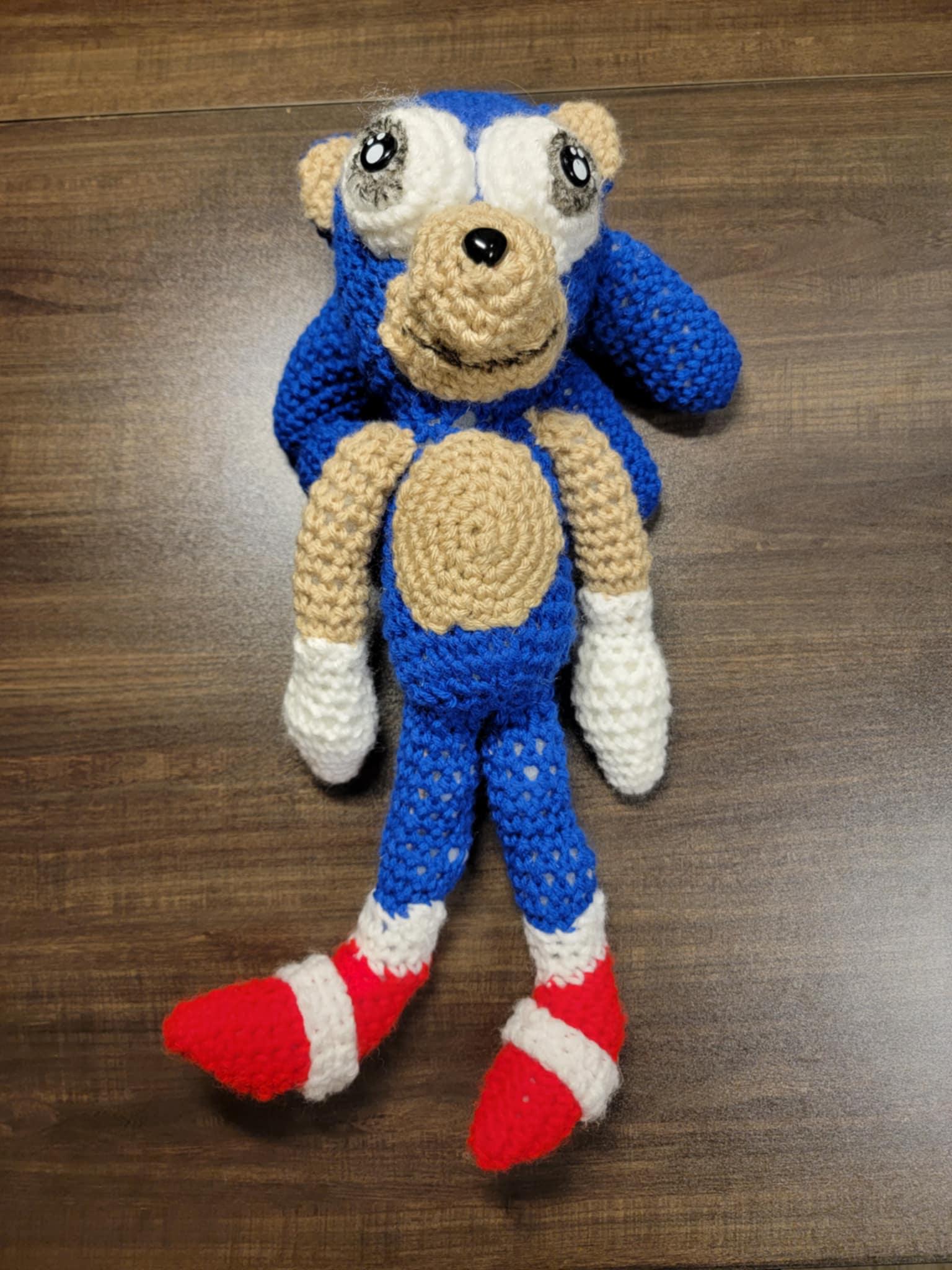 Sonic Crochet by Grandma - Etsy