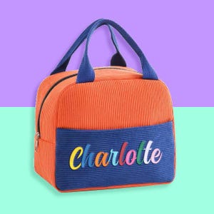 Personalized Embroidered Lunch Box for Kids, Custom Lunch Box ...