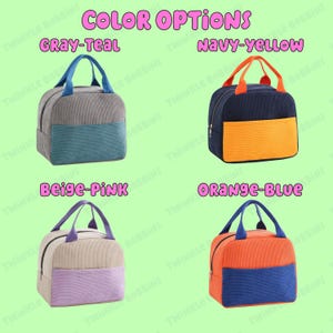 Personalized Embroidered Lunch Box for Kids, Custom Lunch Box ...