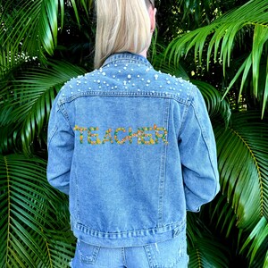 Custom Teacher Jacket, Embroidered Personalized Teacher Jacket ...