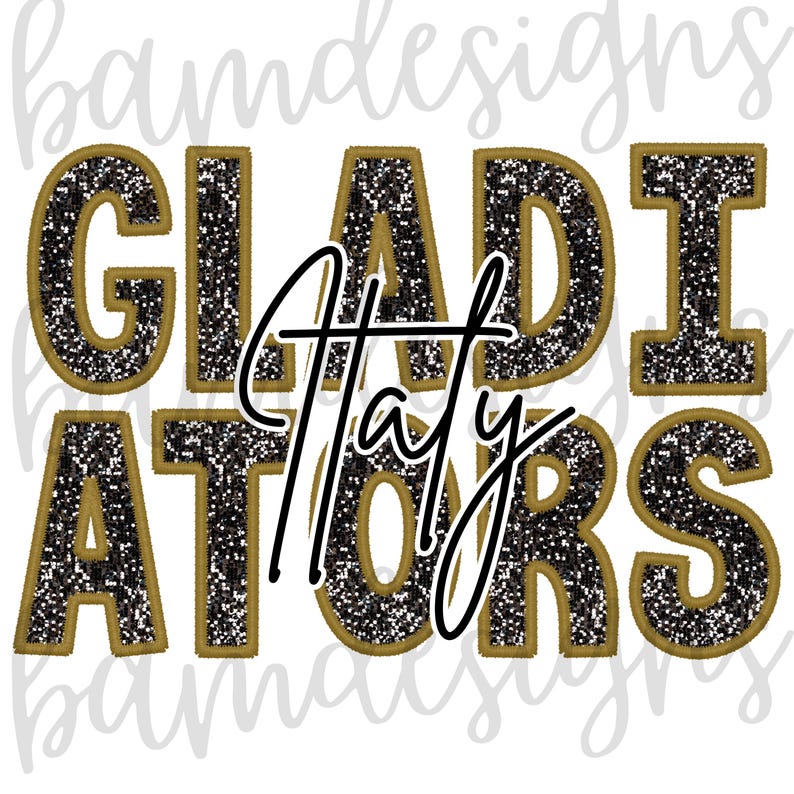 Gladiators Png, Italy Tx Gladiators Png, Glittery Png, Gladiators Faux ...