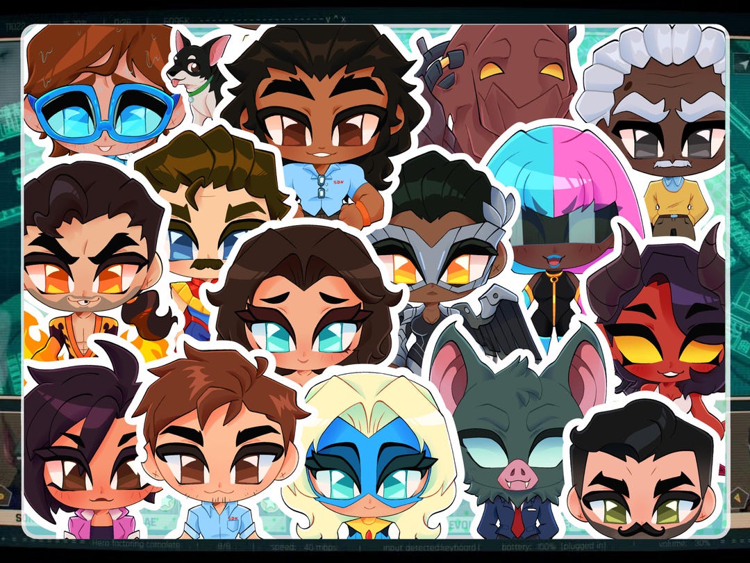 Dispatcher Chibi Stickers! - Etsy