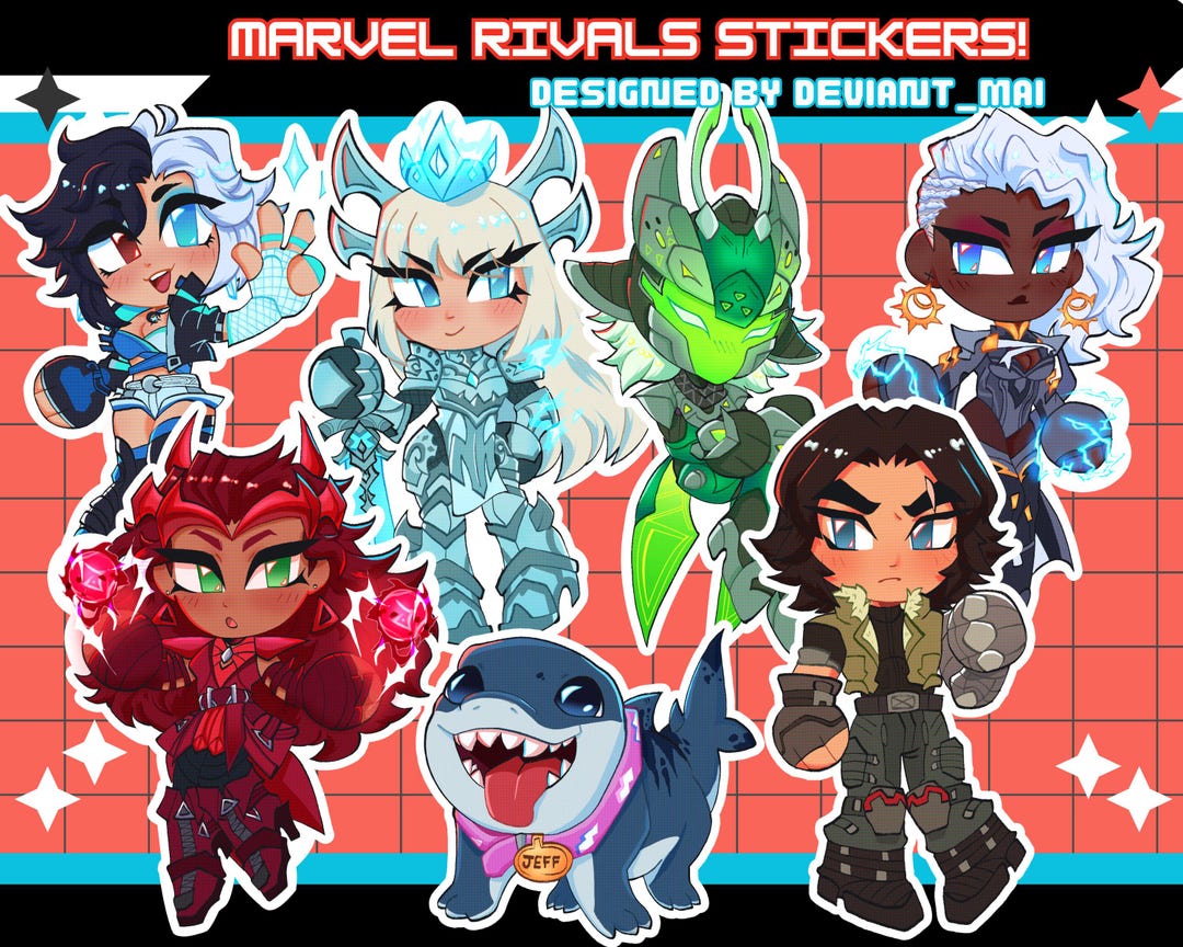 Marvel Rivals Stickers! - Etsy