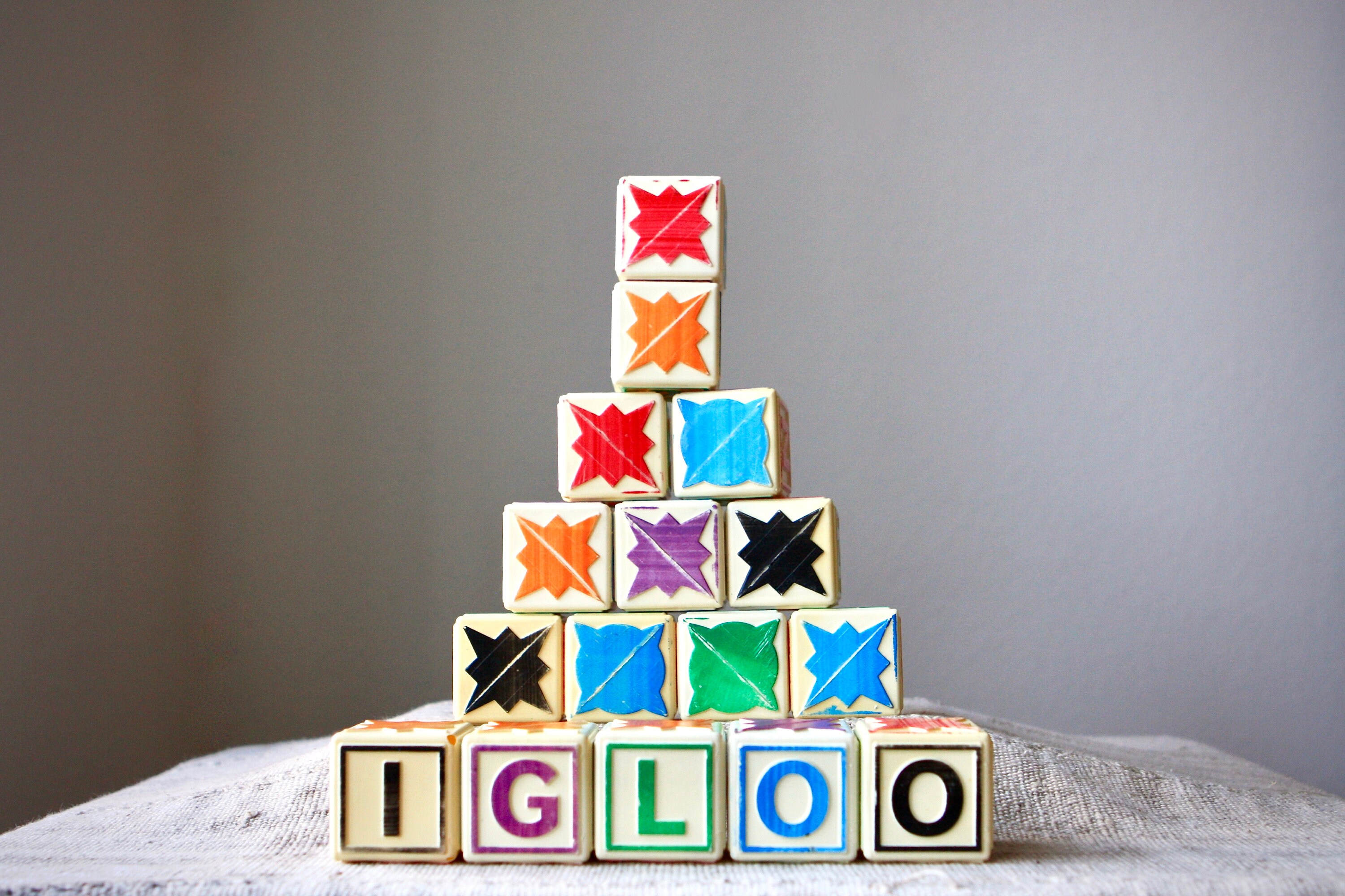 Mid Century Plastic Letter Blocks or Alphabet Building Blocks | Etsy