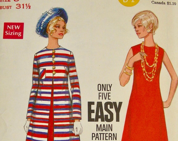 UNCUT * 1950s Butterick Pattern 6133 - Plunging off Shoulder Strapless ...