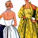 1950s Vintage Simplicity Sewing Pattern 4339 Misses' Evening Cocktail ...
