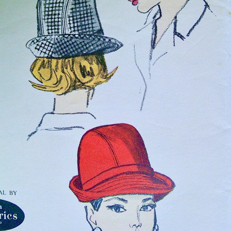 Vogue Hat Pattern - Etsy