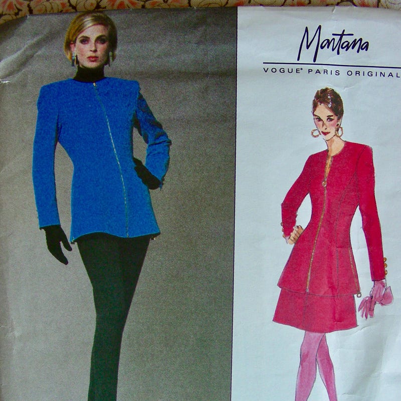 Vogue Claude Montana Patterns - Etsy