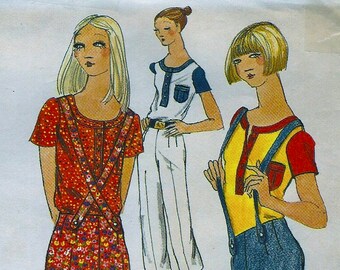 UNCUT Vintage 1970's MISS VOGUE Pattern 7987 / | Etsy