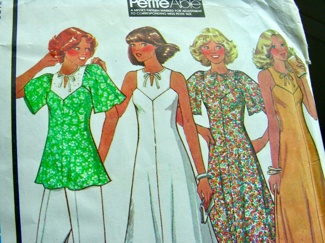 UNCUT Vintage 1970's Mccall's Pattern 5501 Misses' Cocktail Evening ...