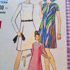 Vintage 1960s Vogue Sewing Pattern 7303: Elegant Evening Gown, Half ...