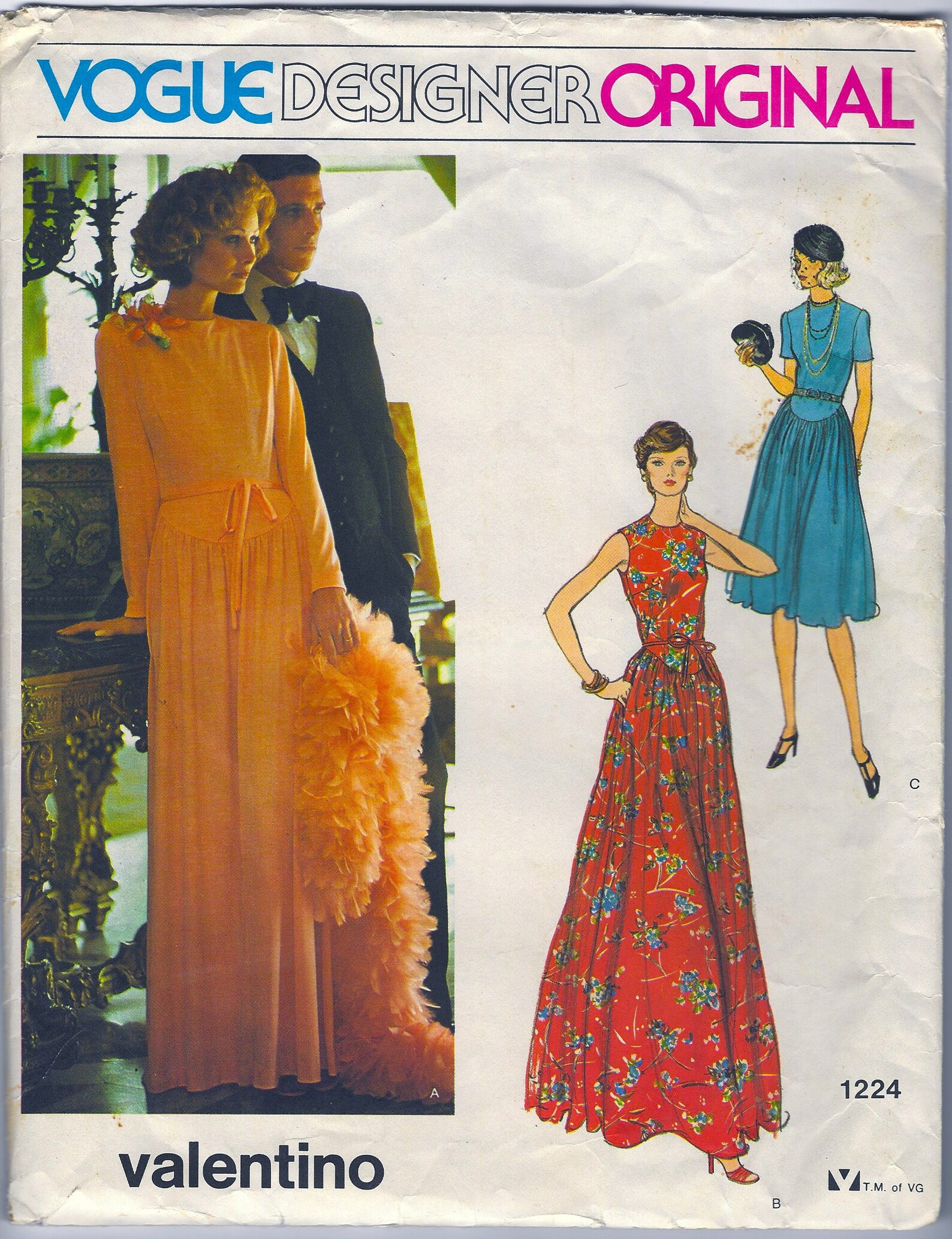 UNCUT VALENTINO Vogue Designer Pattern 1224 GORGEOUS - Etsy