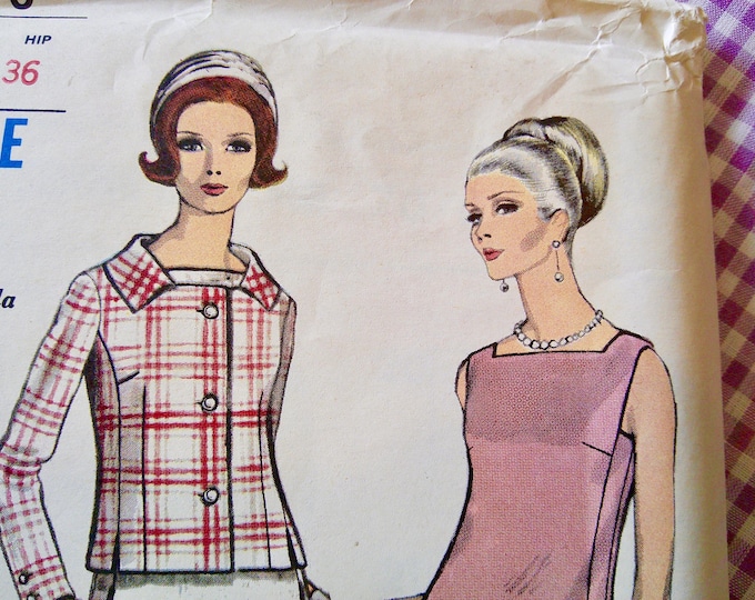 UNCUT * Vintage 1960's Vogue Pattern 7070 / ELEGANT Misses' Cocktail ...