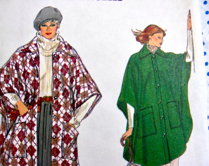 UNCUT RARE Vintage Vogue Pattern 9890 - 1970's Misses' Very Loose ...