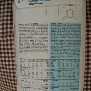UNCUT Vintage Vogue Pattern 9495 VERY EASY / Misses' Dress Asymmetrical ...