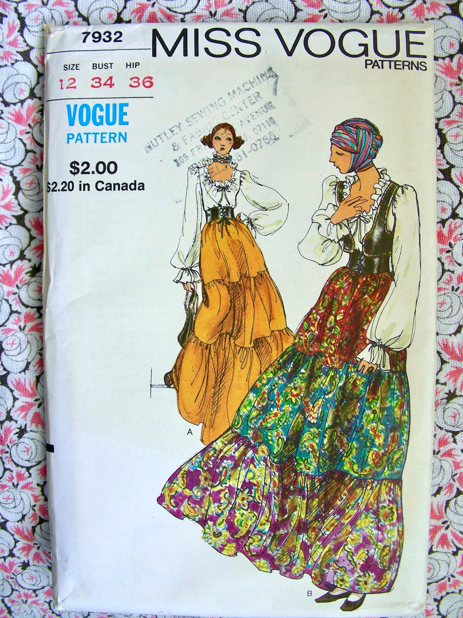 MISS VOGUE Pattern 7932 RARE Uncut Vintage 1970's - Etsy